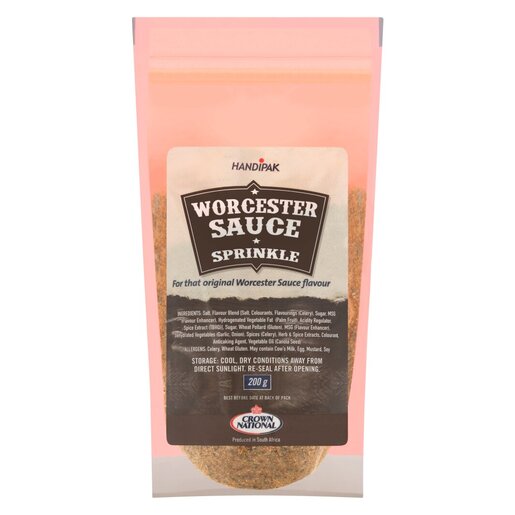 Crown National Worcester Sauce Sprinkles Sachet 200g | PnP
