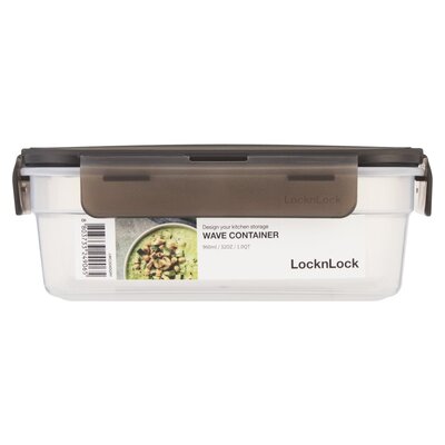 LocknLock Wave Rectangular Container 960ml Grey | PnP