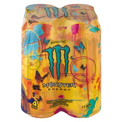 Monster Energy Drink Khaotic 4 x 500ml | PnP