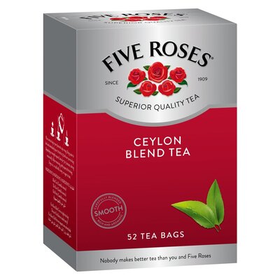 Five Roses Tagless Tea Bags 50 Pack | PnP