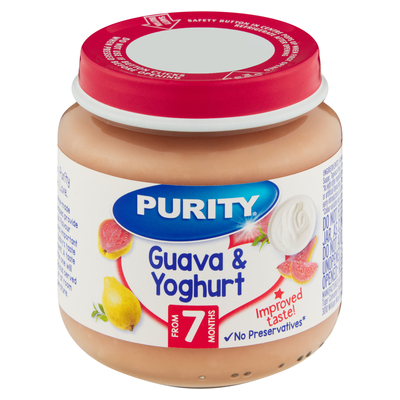 Purity Jar Guavas & Yoghurt 125ml from 7 Months | PnP