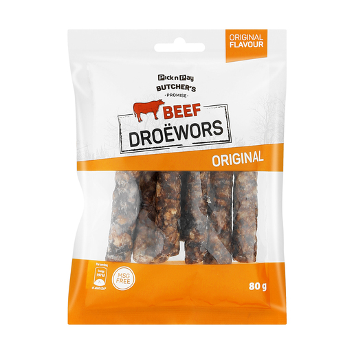 PnP Beef Droëwors 80g | PnP