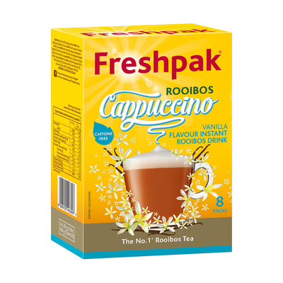 Freshpak Vanilla Flavoured Instant Rooibos Tea Cappuccino Sachet 20g | PnP