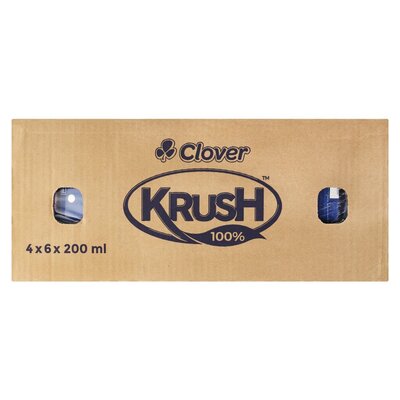 Clover Krush Uht Fruit Juice Cranberry 100% 200ml x 24 | PnP