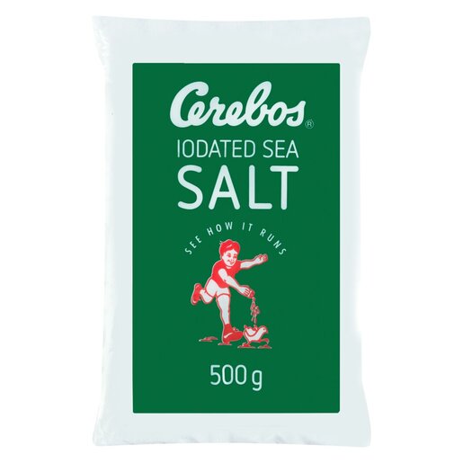 Cerebos Salt Iodated Sea Poly 500g | PnP