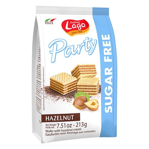 Lago Party Sugar-Free Hazelnut Wafers 213g | PnP