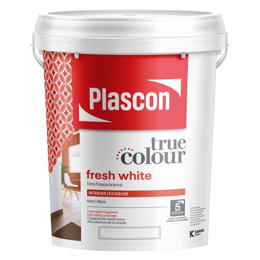 Plascon True Colour Fresh White Paint 20L | PnP