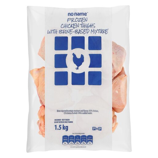 PnP Iqf 15% Brine Chicken Thigh 1.5kg | PnP