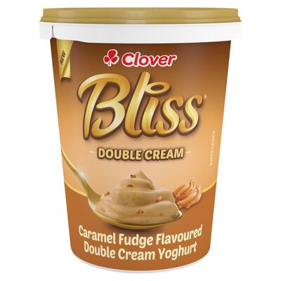 Clover Bliss Caramel Fudge Flavoured Double Cream Yoghurt 500g | PnP