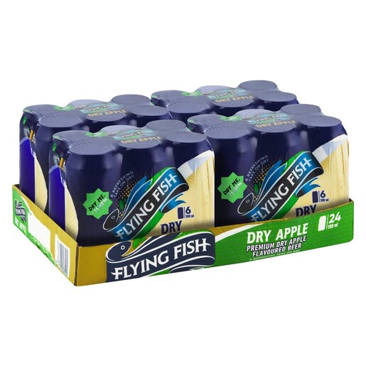Flying Fish Dry Apple Can 24 x 500ml | PnP