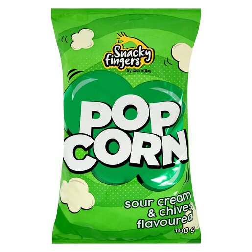 PnP Snacky Fingers Sour Cream & Chives Popcorn 100g | PnP