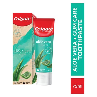 Colgate Natural Aloe & Green Tea, Gum Care, Toothpaste 75ml | PnP