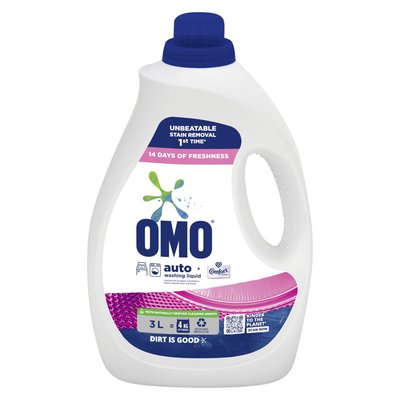 Omo Stain Removal Auto Washing Liquid Detergent with Comfort Freshness ...