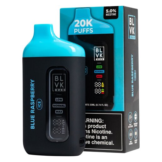BLVK Bar Blue Raspberry 5% Disposable Vape 20000 Puffs | PnP