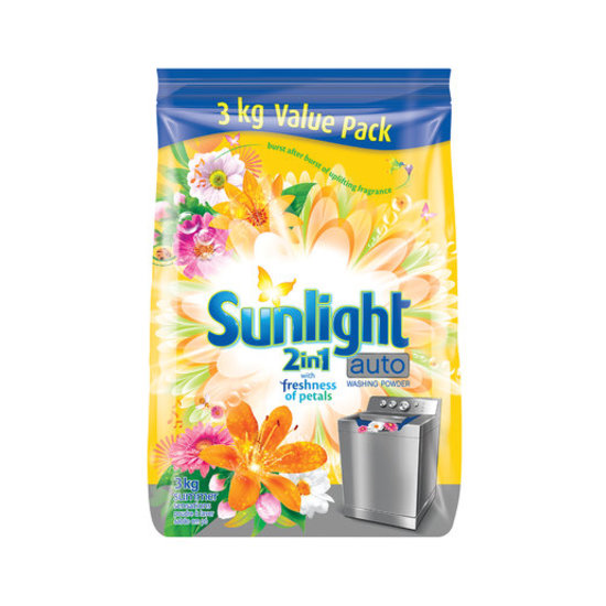 Sunlight Summer Sensations 2in1 Auto Washing Powder Detergent 3kg x 4 | PnP