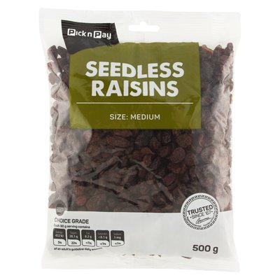 Safari Sundried Seedless Raisins 500g | PnP