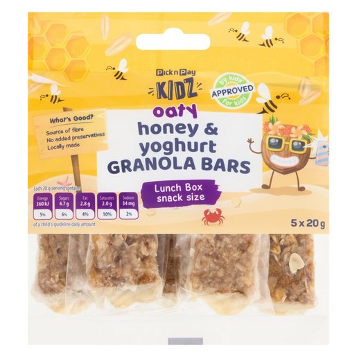 PnP Kids Honey & Yoghurt Granola 5 x 100g | PnP