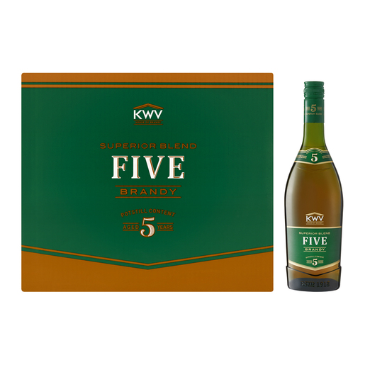 KWV 5yo Brandy 750ml x 12 | PnP