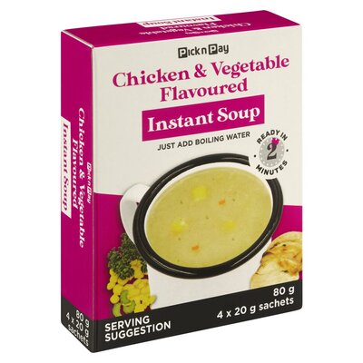 PnP Chicken & Vegetable Soup In a Mug 4 Pack | Smart Price Specials ...
