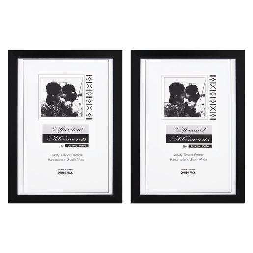 Creative Native Black Photo Frame 2 Pack | Smart Price Specials | PnP Home