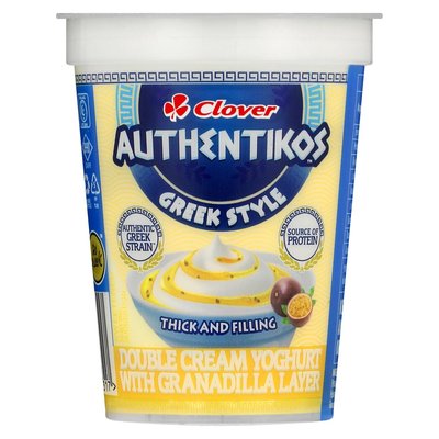 Clover Authentikos Granadilla Greek Yoghurt 125g | PnP