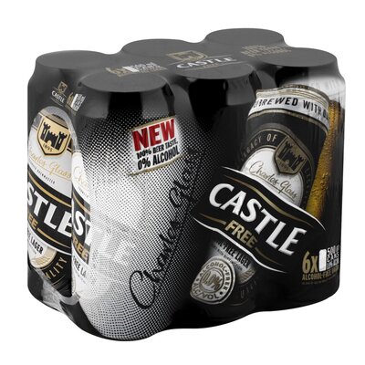 Castle Free Can 6 x 500ml | PnP