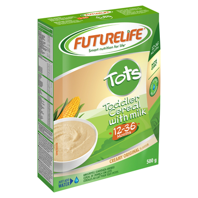 Futurelife Tots Creamy Original Flavour Toddler Cereal With Milk 500g | PnP