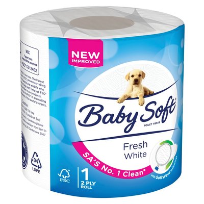 Baby Soft White 2 Ply Single | PnP