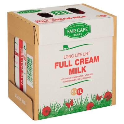 Fair Cape Eco Uht Full Cream Milk 6 x 1L | Smart Price Specials | PnP Home