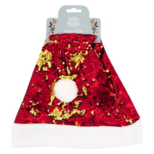 Santa's Village Sequin Santa Hat | PnP