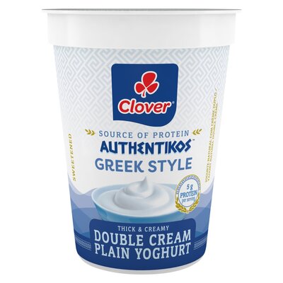 Clover Authentikos Greek Style Plain Double Cream Yoghurt 150g | PnP