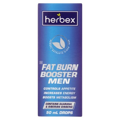 Herbex Mens Boost Fat Burn Drops 50ml | PnP