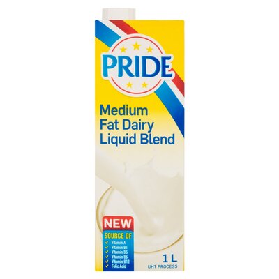 Pride Medium Fat Dairy Liquid Blend 1L | PnP