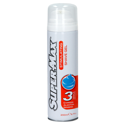Super-Max Stimulating Shave Gel 200ml | PnP