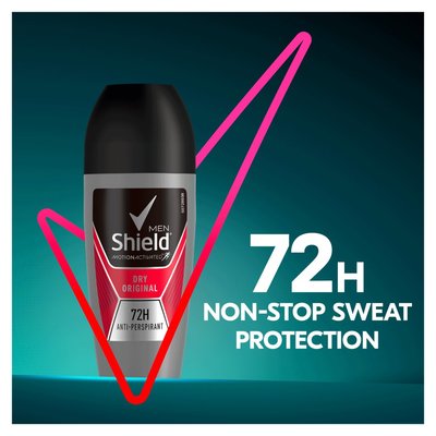 Shield Men Dry Original Antiperspirant Roll On Deodorant 50ml | Smart ...