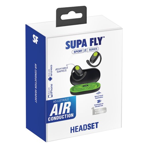 Supa Fly Black & Green Air Conduction | PnP
