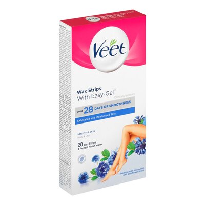 Veet Sensitive Wax Strips 20ea | PnP