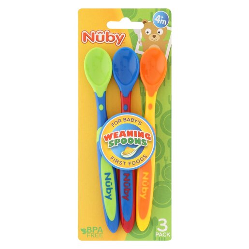 Nuby Fun Feeding Spoon Set 3 Pack | PnP