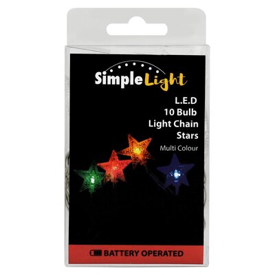 Simple Light Led Battery Operated Multi Star Light 20L | PnP