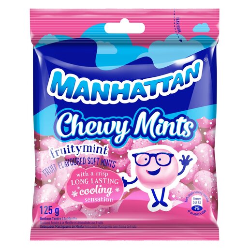 Manhattan Chewy Mints Fruitmint Flavour 125g | PnP