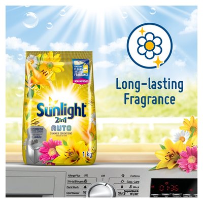 Sunlight Summer Sensations 2in1 Auto W/Powder Detergent 1kg | Smart ...