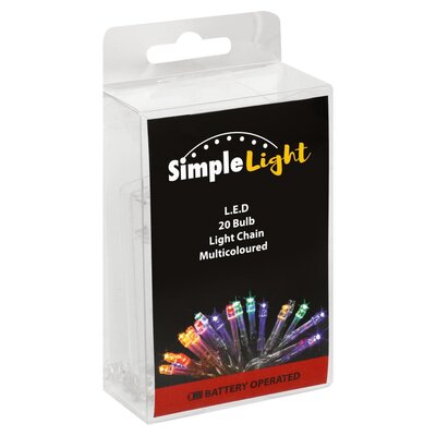 Simple Light 20 Led Battery Operated Light Chain | Smart Price Specials ...