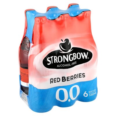 Strongbow Red Berries 0.0 Non-Alcoholic 330ml x 6 | PnP