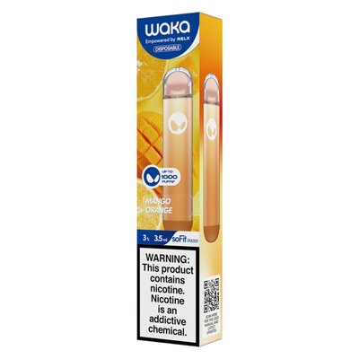 Waka Mango Orange 3% soFit Disposable Vape 1000 Puffs | PnP