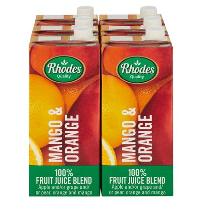 Rhodes 100% Fruit Juice Mango & Orange 1L x 6 | PnP