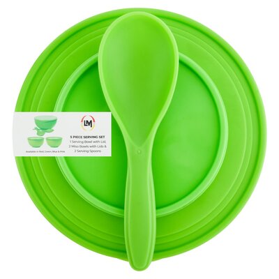 Lumoss Lotus Plastic Serving Set 5 Piece | PnP