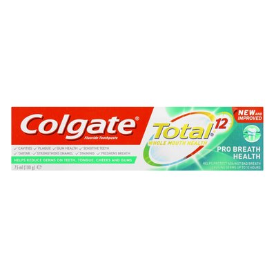 Colgate Total 12 Pro Breath, Multibenefit Toothpaste 75ml | PnP