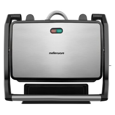 MELLERWARE 2 Slice Stainless Steel Grill Plate Panini Press | Smart ...