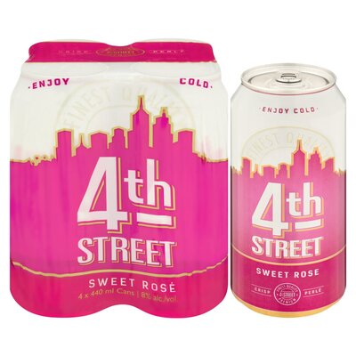 4th Street Sweet Rose 4 x 440ml | Smart Price Specials | PnP Home