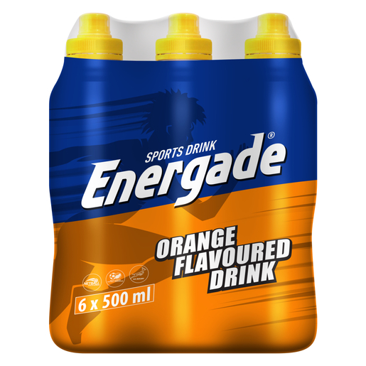 Energade Sports Drink Orange 6 x 500ml | PnP
